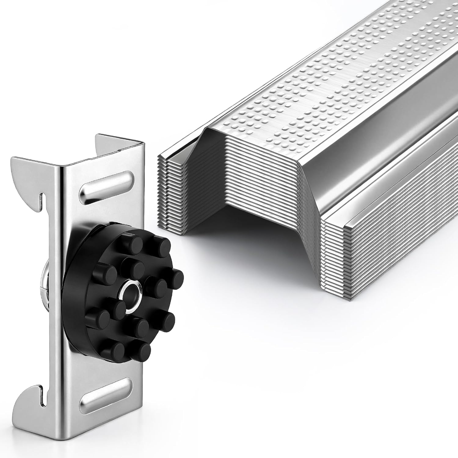 Nuanchu Resilient Metal Hat Channel and Sound Isolation Clips for Wall ...